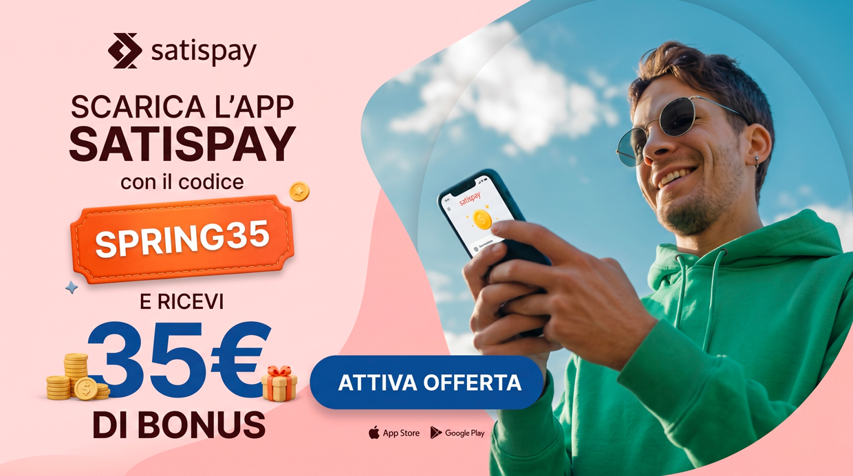 Satispay Bonus 35€: Codice Invito & Guida 2026